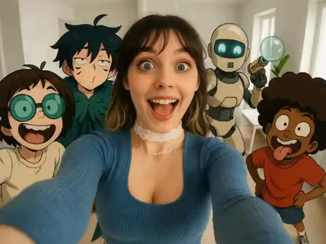 AI Anime Group Selfie Video Generator: Shoot Videos with Anime ...