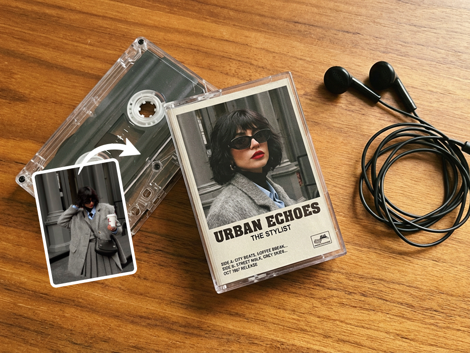 AI Idol Tape: Create a Retro Cassette-Themed Idol Portrait | Pollo AI