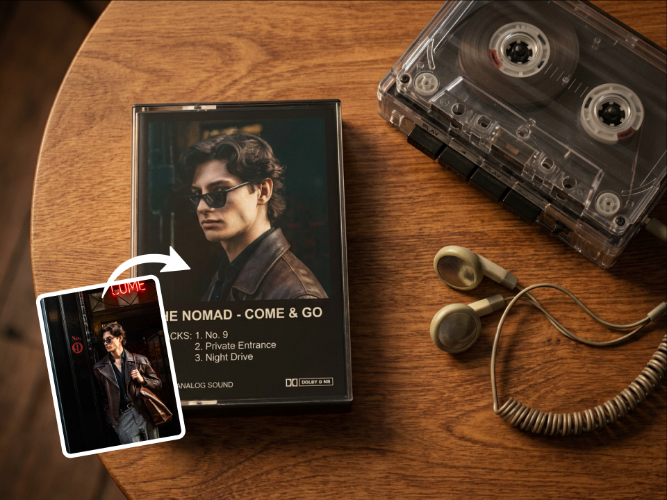 AI Idol Tape: Create a Retro Cassette-Themed Idol Portrait | Pollo AI
