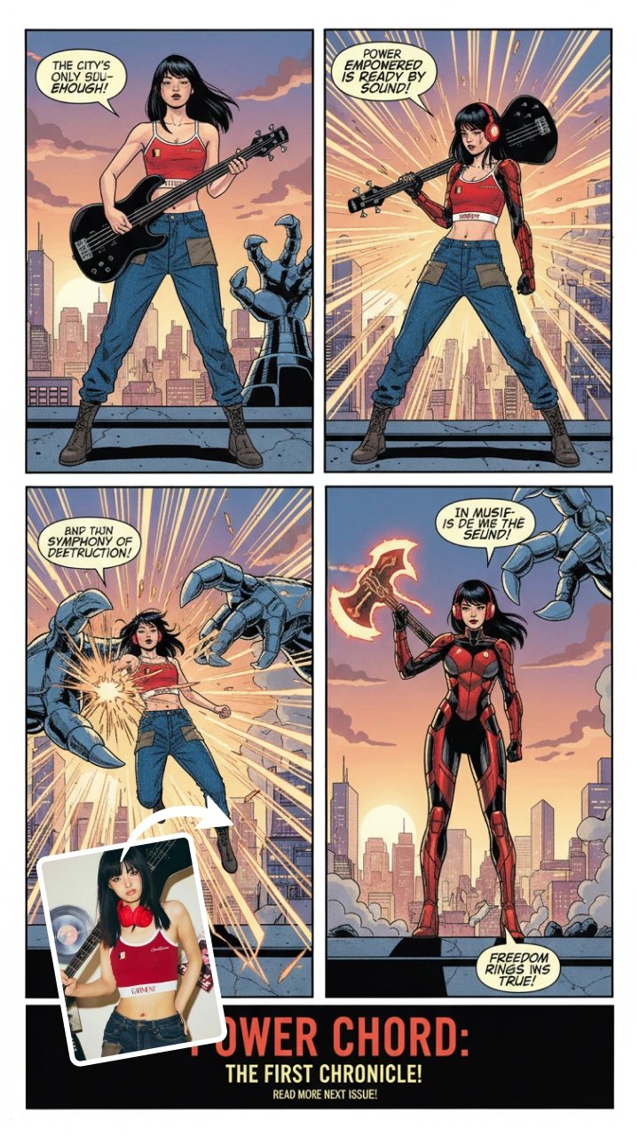 AI Superhero Comic Strip Generator: Free Superhero Comic Art | Pollo AI