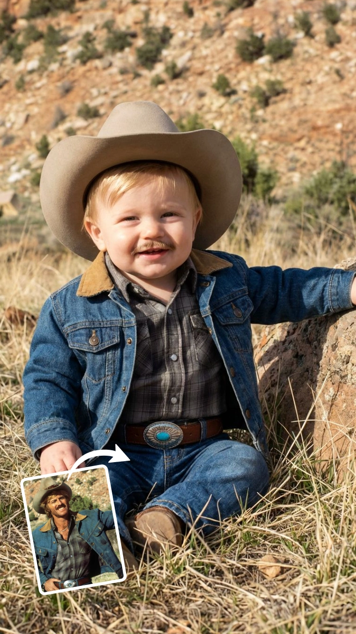 AI Baby Filter: Turn Yourself into Baby Face Online Free | Pollo AI