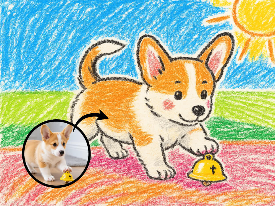 Efecto de dibujo de crayón con IA: Convierte una foto en un dibujo con ...