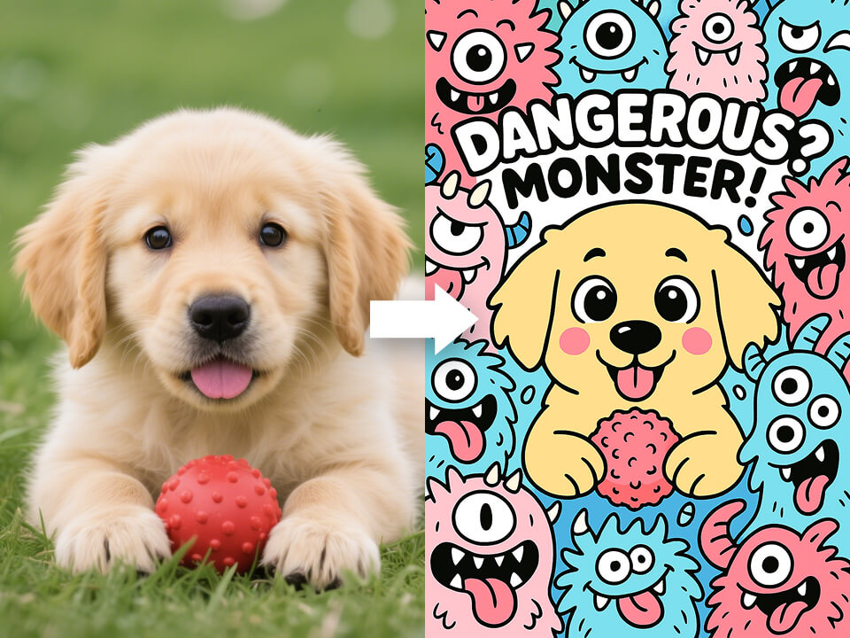 AI Graffiti Monster Effect: Free Cartoon Art | Pollo AI