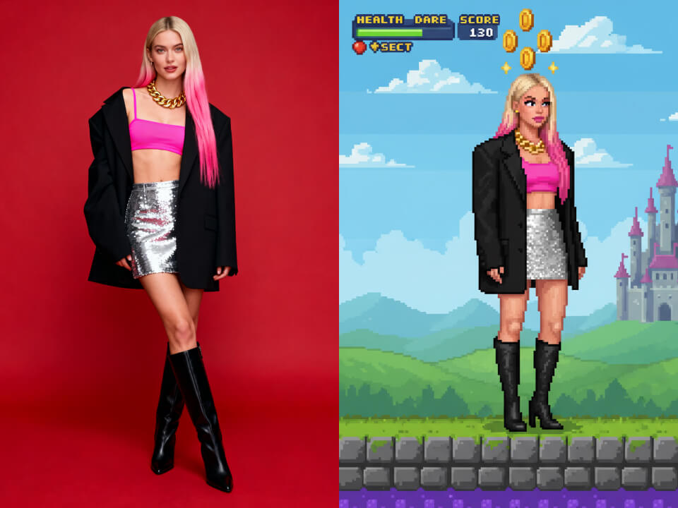 AI 16-Bit Character Generator: Create 16-Bit Video Game Character ...